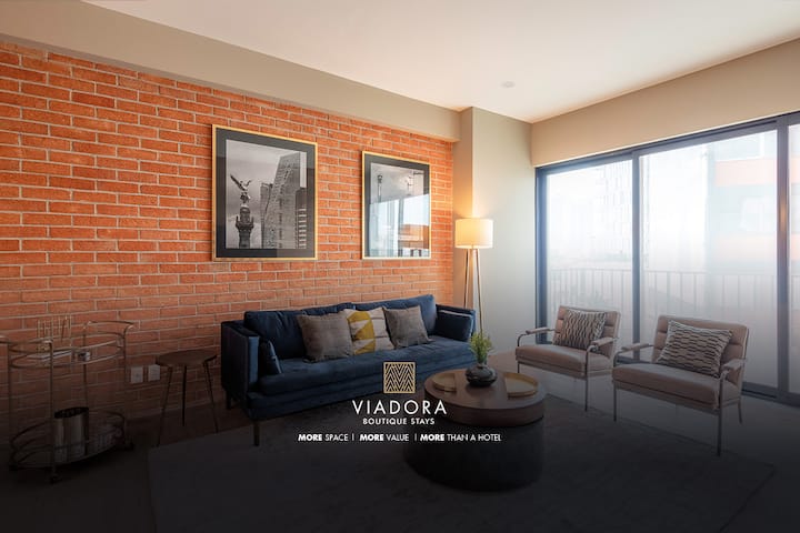 Roma Cool Ste 3br/3ba Resort Style Pool & Gym 6pax - Mexico City