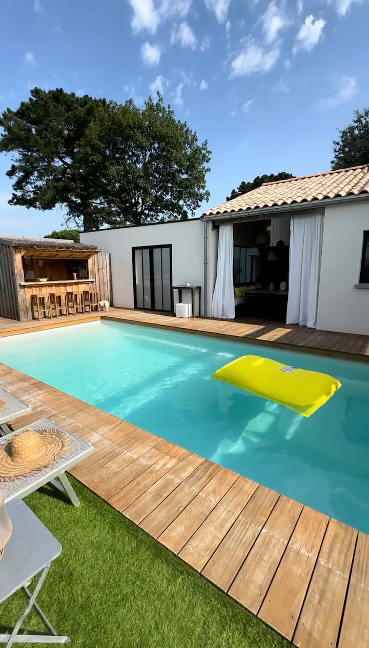 Maison 4 Chambres/4 Sde 8 Pers. 60m Plage - Préfailles