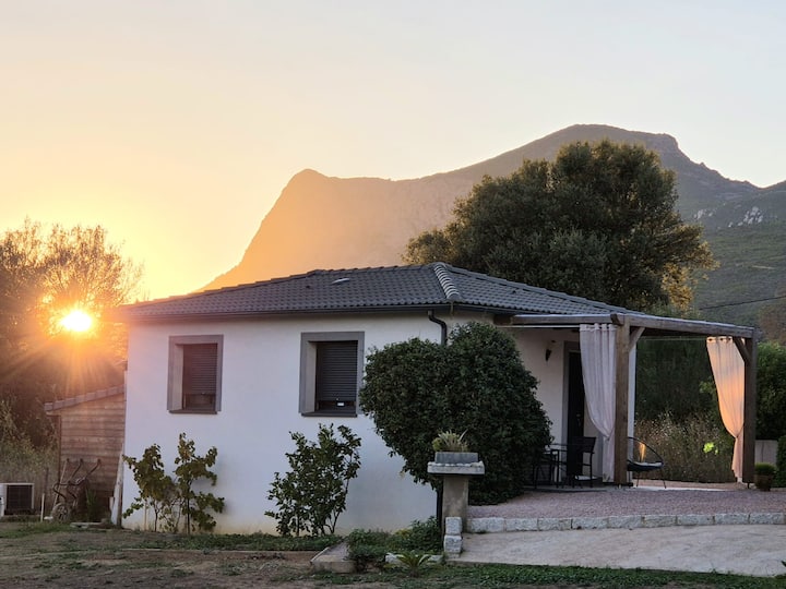 T2 Vue Montagne, Piscine Partagée Et Calme Total - Corse
