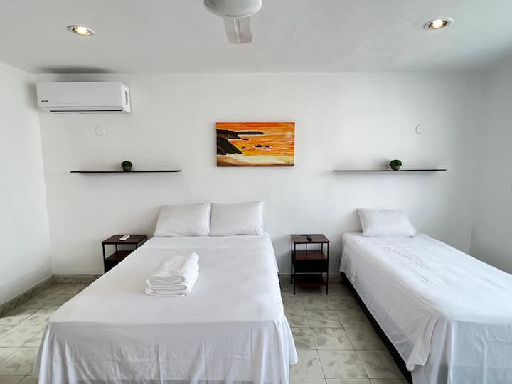 Wide, Clean And Bright Apartment - Papalo - Mérida