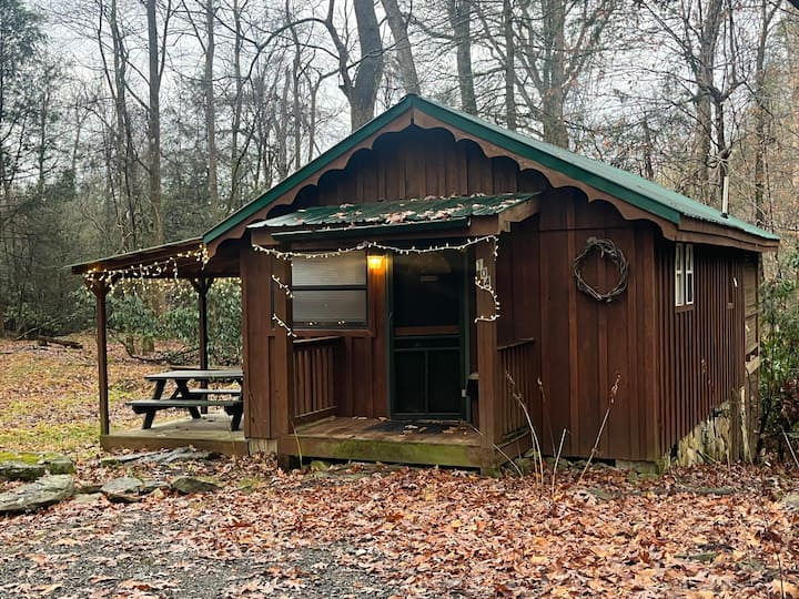 Hot Tub! Cabin 104 - Rustic Retreat Cabins - Summersville, WV
