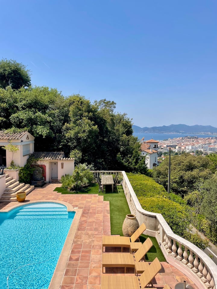 Panoramic Sea View Villa Near The Cannes Beaches - Cannes
