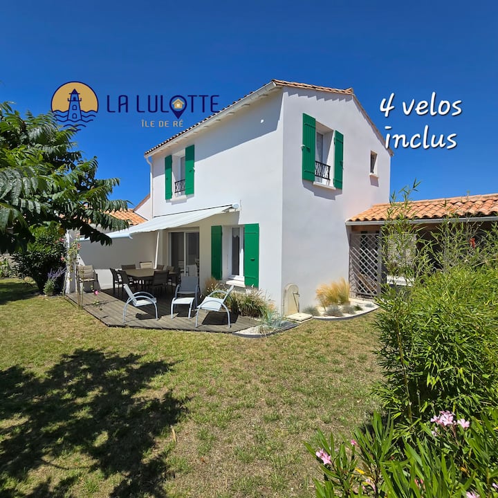 ❤ La Lulotte - Maison Familiale Spacieuse, Jardin - Saint-Martin-de-Ré