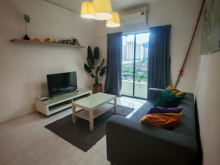 Victoria Heights, 3 Rooms 6 Pax. 维多利亚公寓, 3房 6人。 - Balik Pulau