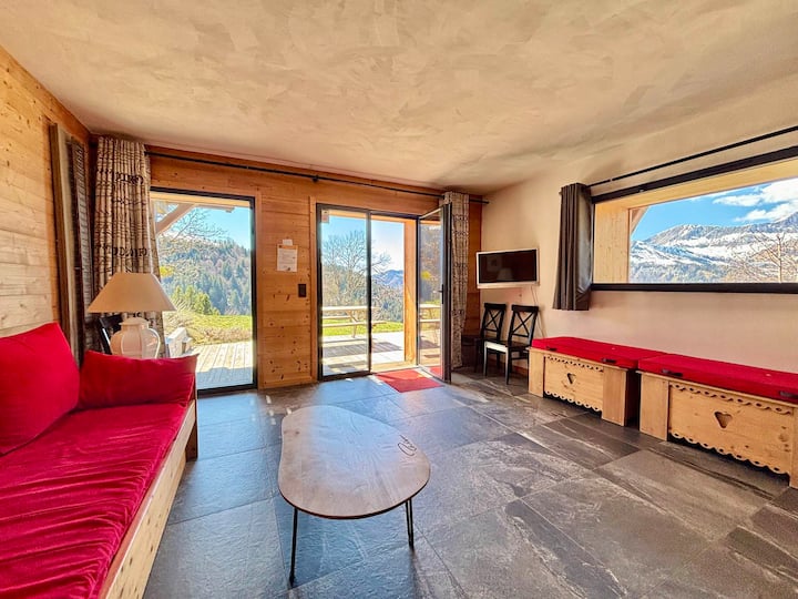 Warm Apartment With Stunning View - Notre-Dame-de-Bellecombe