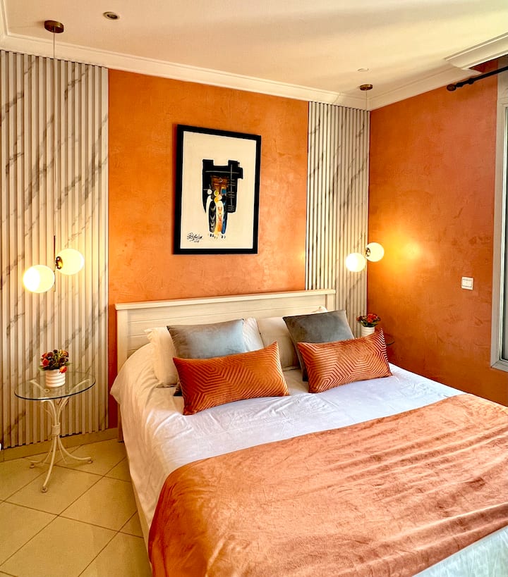 Joli Appartement Meublé Au Centre Rabat Free Wifi - Rabat