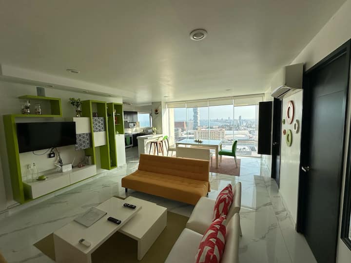 Departamento Bocatowers (Piso 19) Con Vista Al Mar - Boca del Río