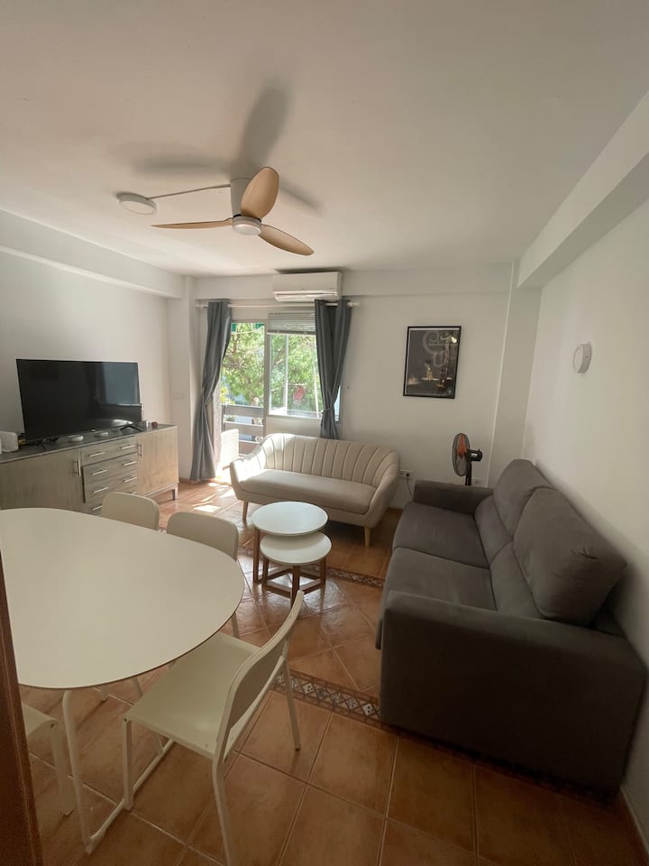 Large Apart 3 Ch., 2 Sdb, Terrasse, Cuisine, Plage - Fuengirola