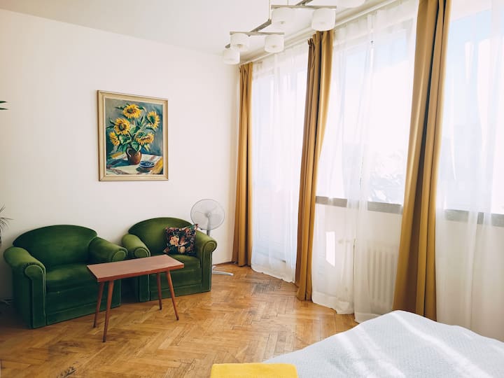 Juicy Rooftop 1-bedroom Apart | City Center | 45m - Praga