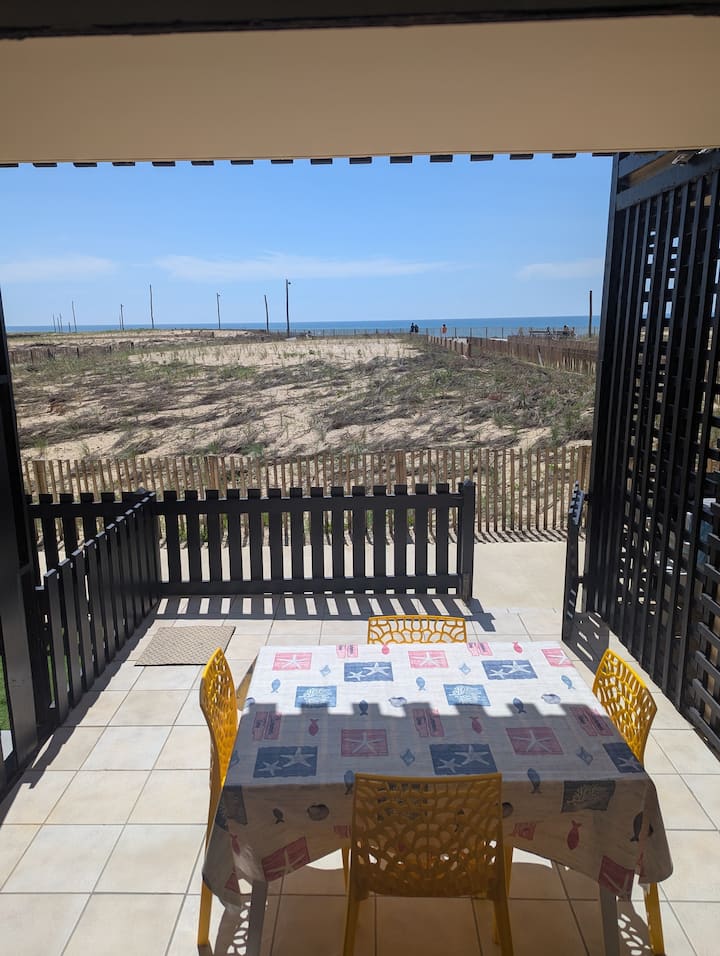 Vue Mer, Terrasse Xxl & Parking – Plage Sud - Lacanau