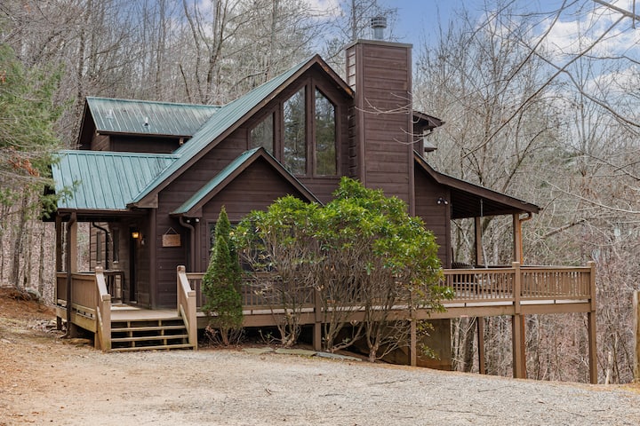 Serenity Summit:hot Tub | Fire Pit | Amazing Views - Cherry Log, GA