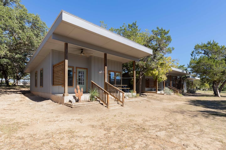 Cantina Cabin #3 At 7a Ranch - River View - Wimberley, TX