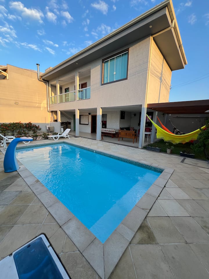 Casa Com Piscina A 150m Da Praia Solemar/jacaraípe - Serra