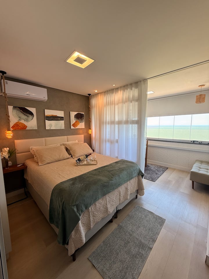 Apartamento Conforto Frente Ao Mar Na Areia Preta - Guarapari