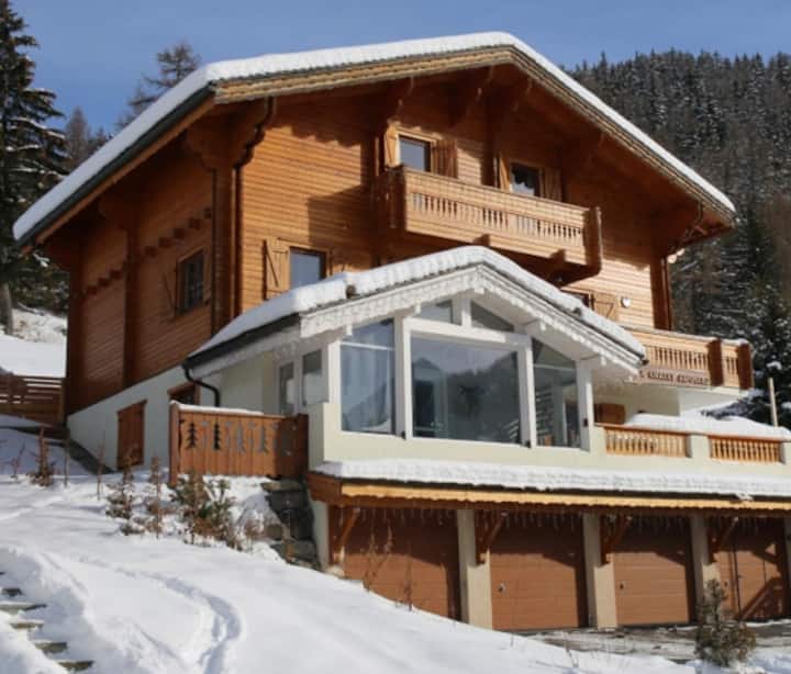 Chalet Savoyard Cosy  Ski, Jacuzzi & Parkings - La Plagne