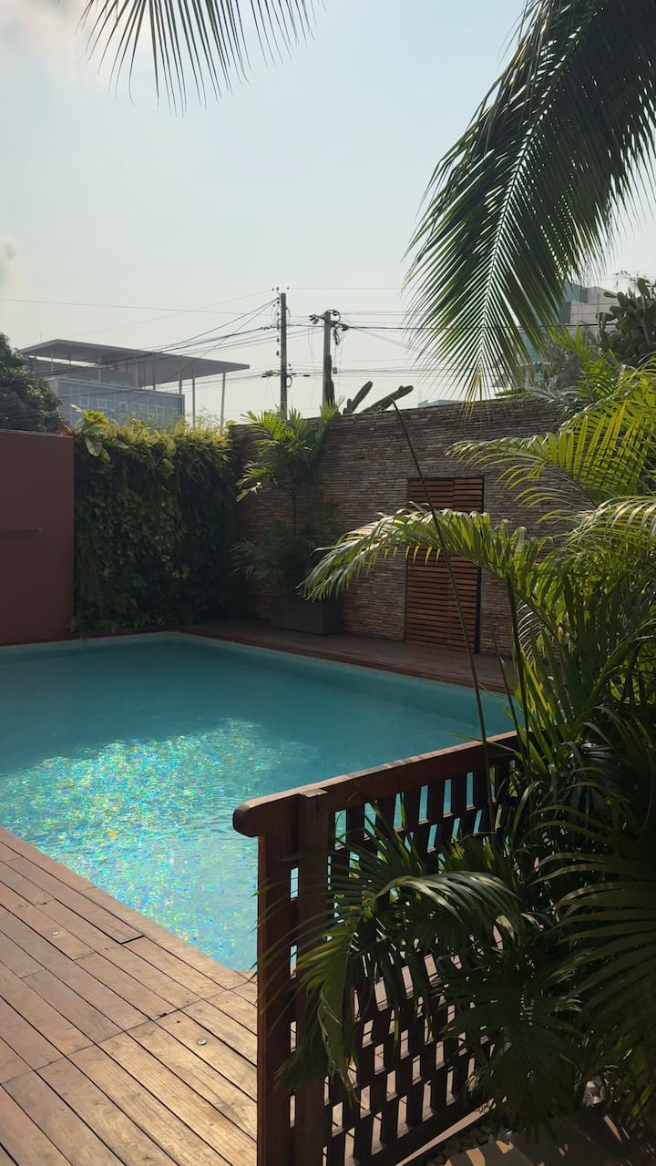 Appartement Moderne - Piscine, Sauna & Gym - 柯多努