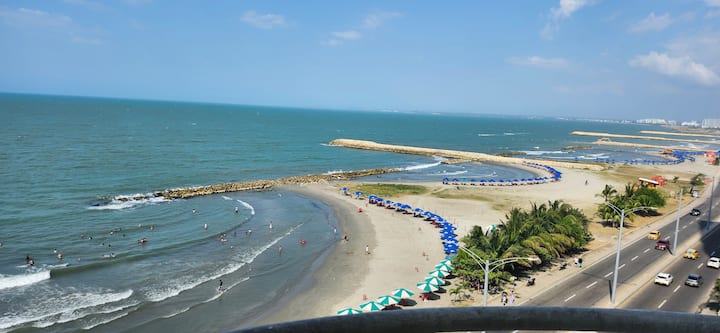 Vivir Junto Al Mar! Justo El Lugar Perfecto Piso 8 - Cartagena