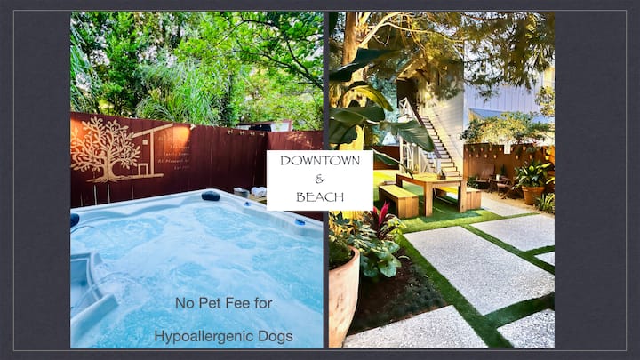 Thetreehouse*beach7min*downtown10min*hypodogs*2bdr - South Carolina