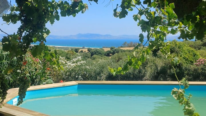 Preciosa Villa Con Jardin Y Vistas Al Mar - Tarifa