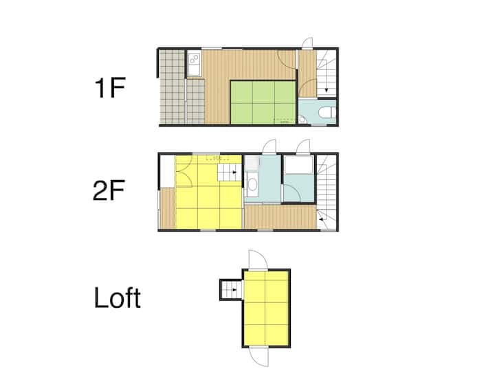 Namba/namba Sta10min/detached House/whole Building - Osaka