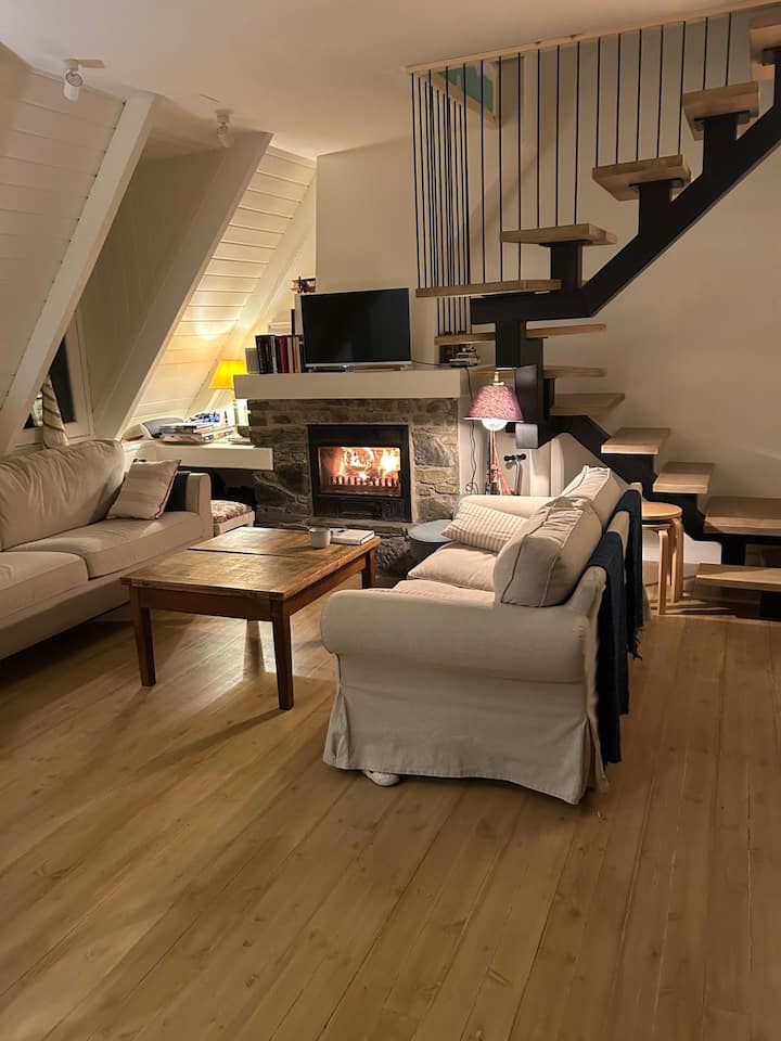 Duplex Abuhardillado Con Chimenea - Vielha