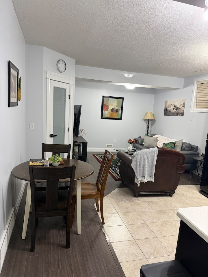 Private Two Bedroom Suite  With Cozy Living Room - Fort McMurray
