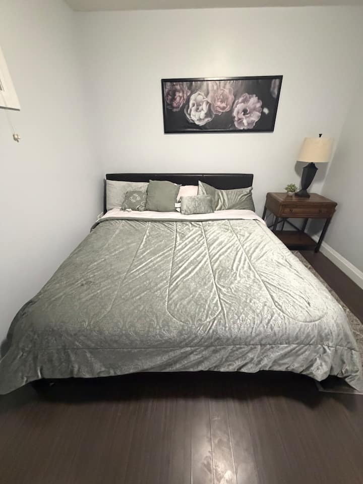 Private Two Bedroom Suite  With Cozy Living Room - Fort McMurray