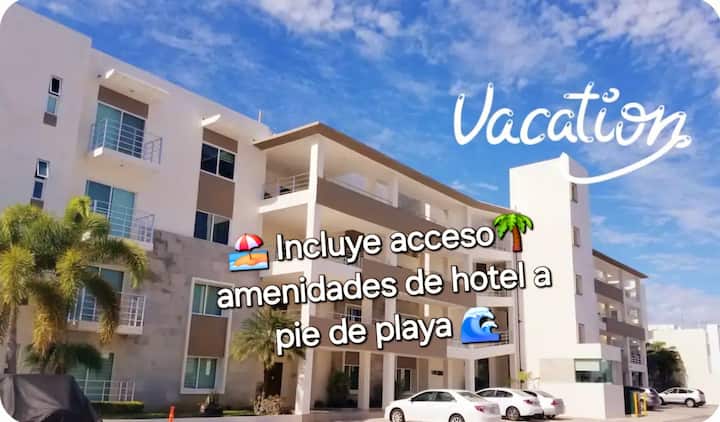 Depto. A 2 Cuadras De La 🏖 En Sabalo Country🌊 - Mazatlán