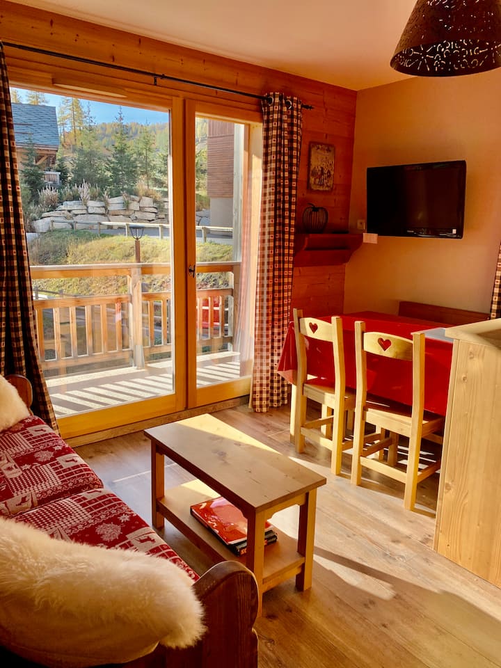 Chaleureux T2  Piscine Le Chalet Des Rennes - Vars - Vars