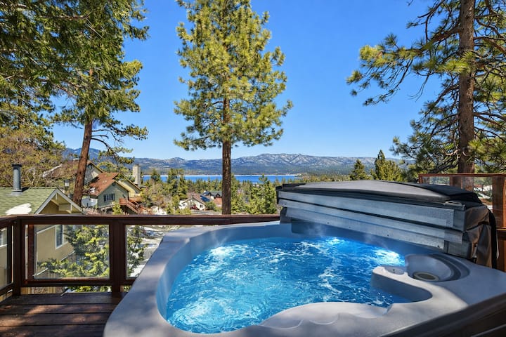 Lake View| Fireplace |Big Groups|hot Tub|game Room - Big Bear Lake, CA
