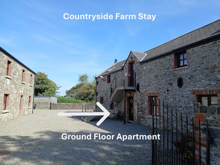 Countryside Farm Stay Ground Floor Apartment - Irland