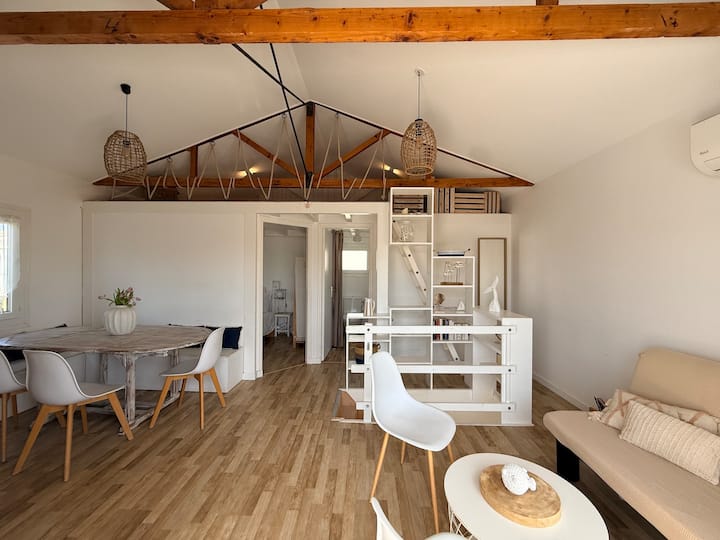 Chalet Vue Mer – Plage Des Chalets - Gruissan
