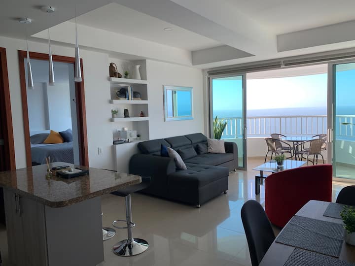 Beachfront Cozy 2/2 At Bocagrande Near Walled City - Cartagena