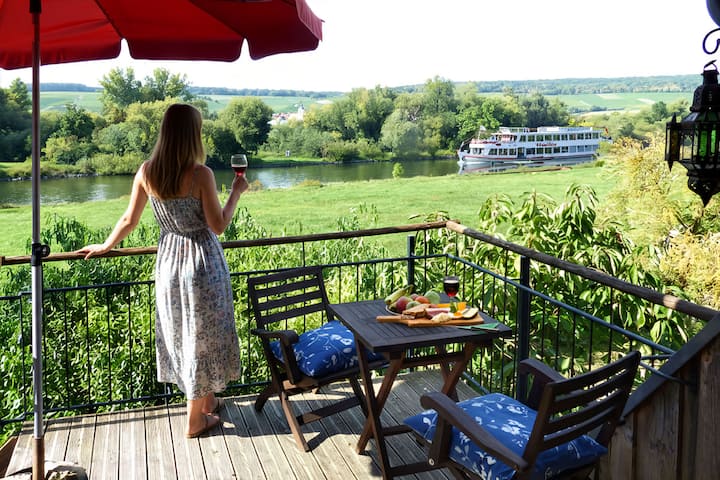 Traumhaftes Apartment Direkt Am Ufer Des Mains - Nordheim am Main