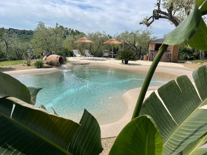 Villa In Chianti: Piscina E Chiringuito - Italy