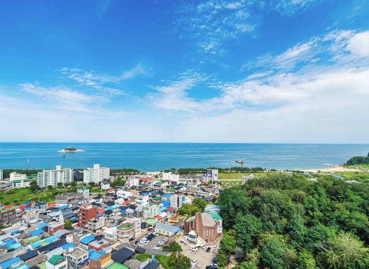 1.5 해돋이 오션뷰 · 해변도보7분 감성숙소 | 블루테라 오션스위트 R2 - Sokcho-si