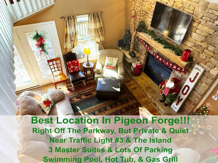 Location! Clean, No-contact Entry, Hot Tub, Wifi - Tennessee