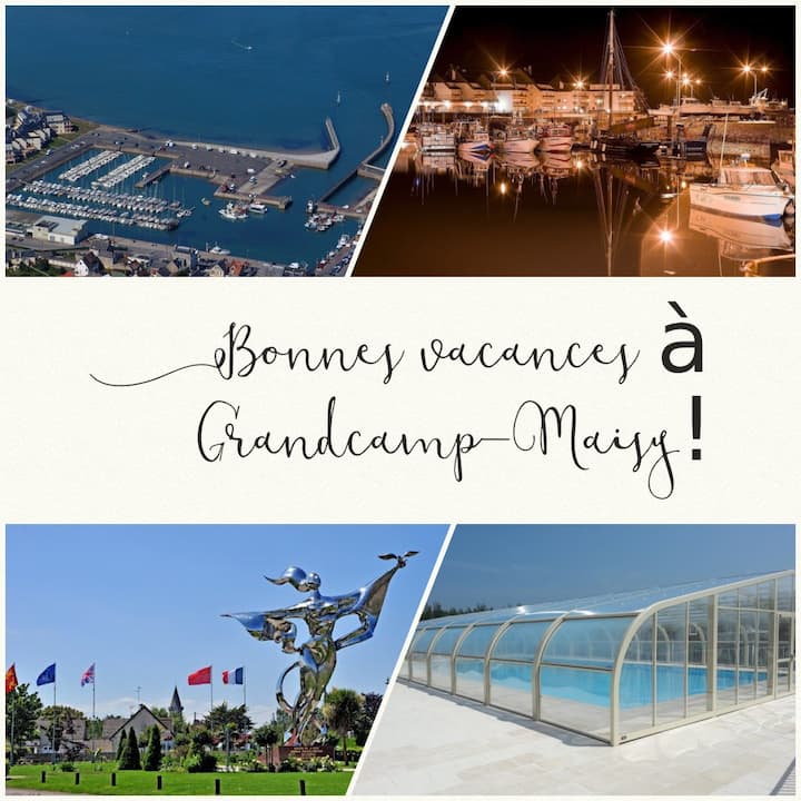 Chalet 165 à 100 M Des Plages Du Débarquement - Grandcamp-Maisy