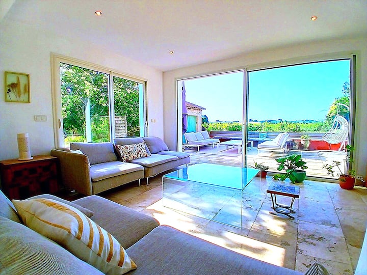 Villa Vue Panoramique  Vignes  Piscine  Nature - Castelnau-le-Lez