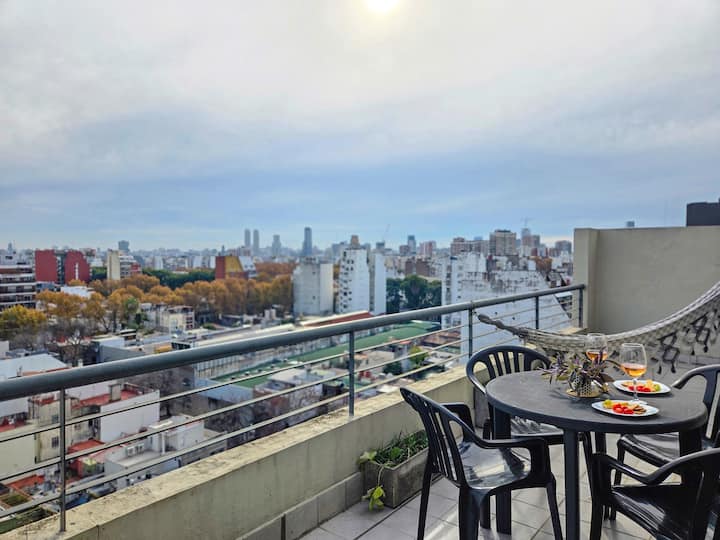 Sunny Retreat With A View In Palermo Soho - Buenos Aires