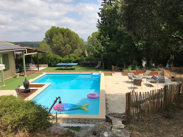 Grande Maison Familiale Pour 18 Personnes - Gard