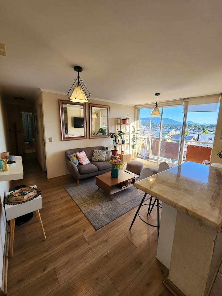 Depto Villarrica Con Vista Al Volcán - 4 Personas - Villarrica