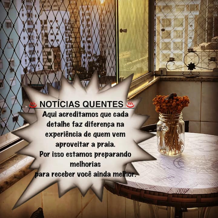 Sossego? Em Frente Ao Mar, Conforto, Wi-fi 500m - Santos State