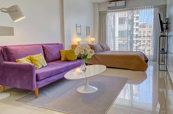 Bright Palermo Soho Studio: Pool, Gym & Jacuzzi - Buenos Aires