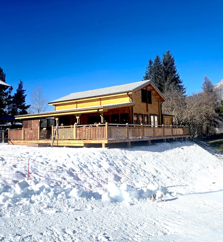 Chalet Tout Confort Au Pied Des Pistes , - Ancelle