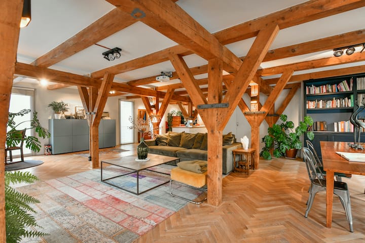 Amazing Spacious Loft Apartment In Amsterdam Noord - アムステルダム