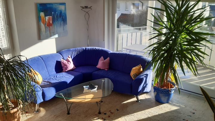 Gemütliches Apartment Großem Balkon - Aspach