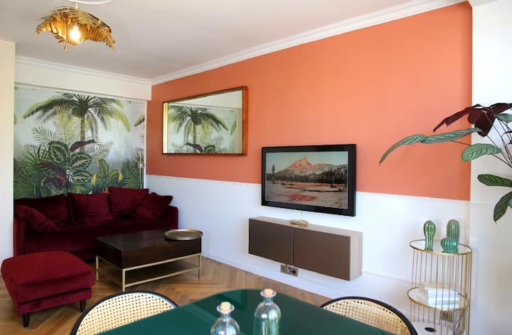 Appartement Luxe & Design Pour 4 Pers Gare 10 Min - 몽펠리에