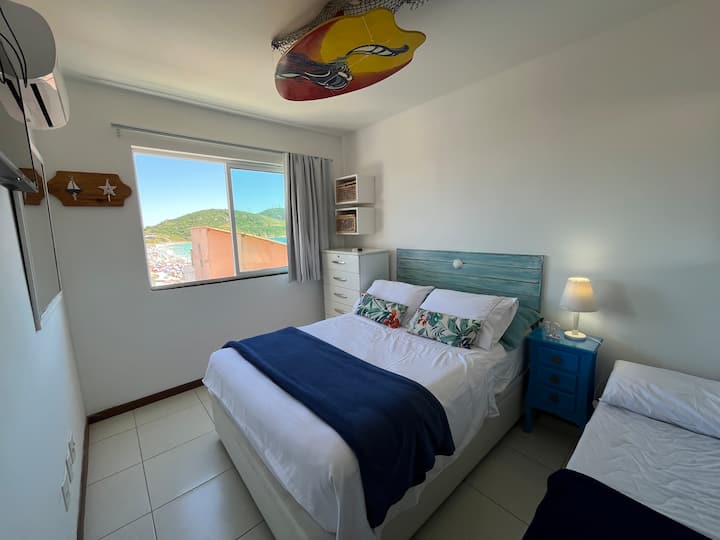 Quarto/sl Vista Prainha /Ar/wifi/pisc/saun/churasq - Arraial do Cabo