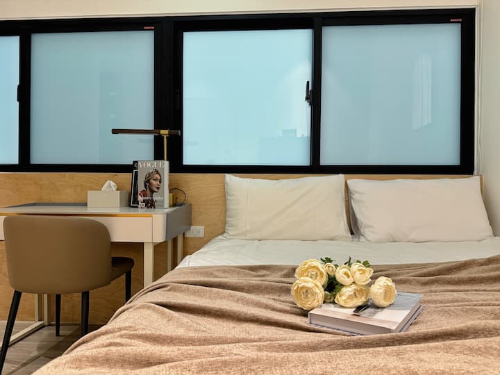 Mrt ③Min|suite W/desk& Private Bathroom|k57 - 南港區